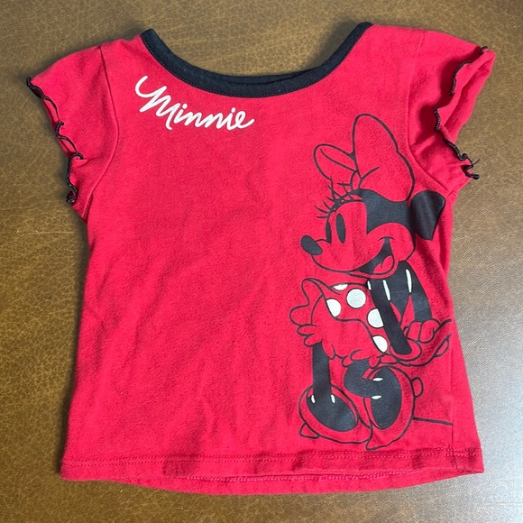 Disney | Shirts & Tops | Little Girls Minnie Mouse Tee Shirt | Poshmark